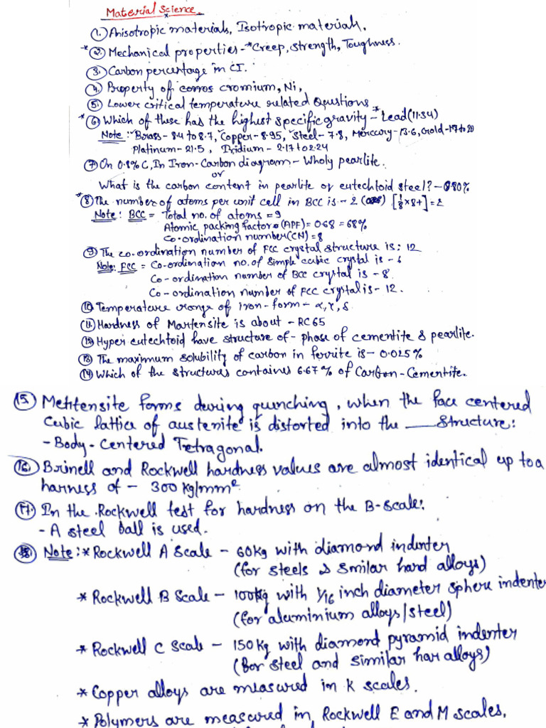 Npcil Sa-B Mechanical Pyq Part-4 | PDF
