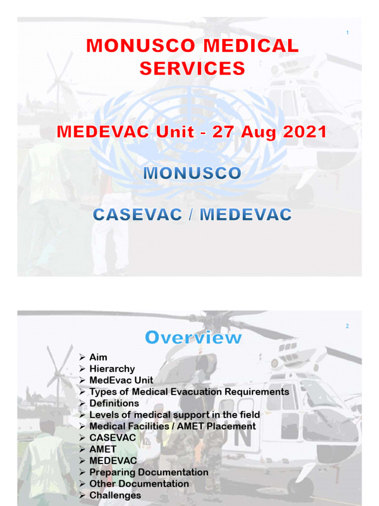 MedEvac and CASEVAC Procedures Guide | PDF | Emergency Medical Services ...