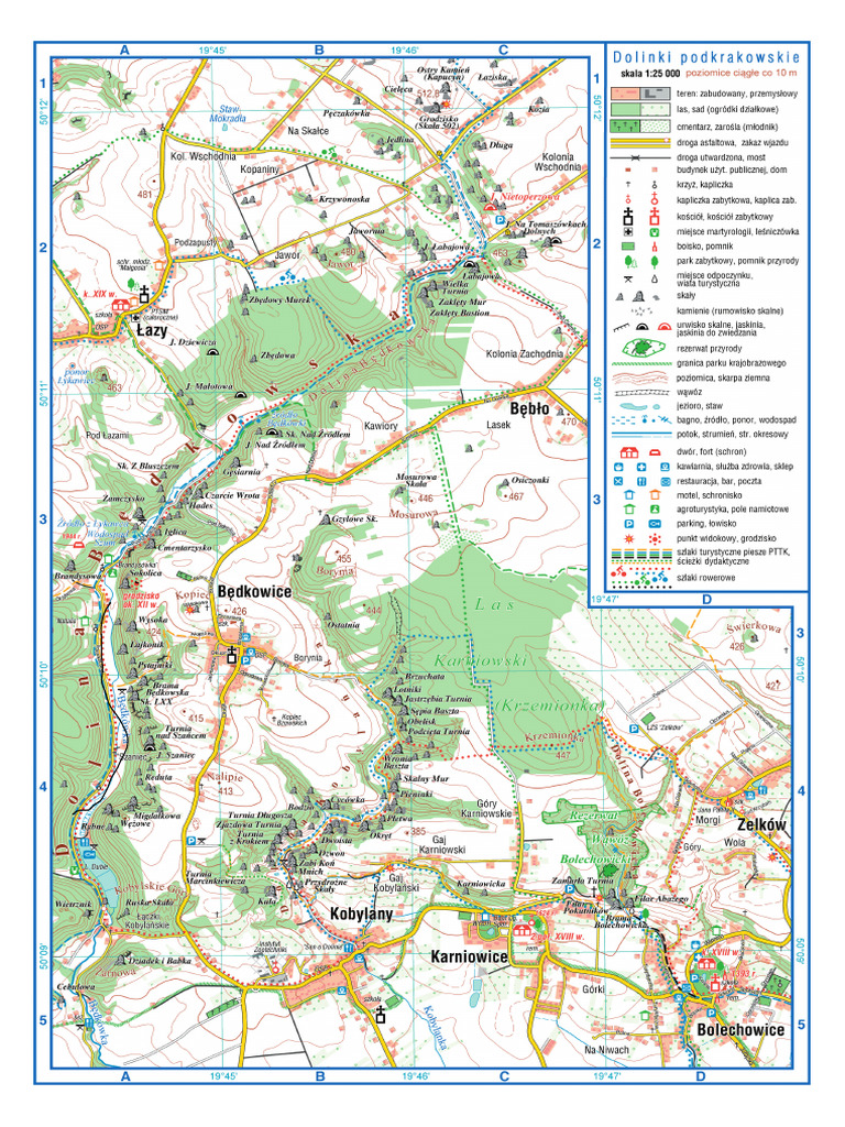 Mapa Dolina Bedkowska | PDF