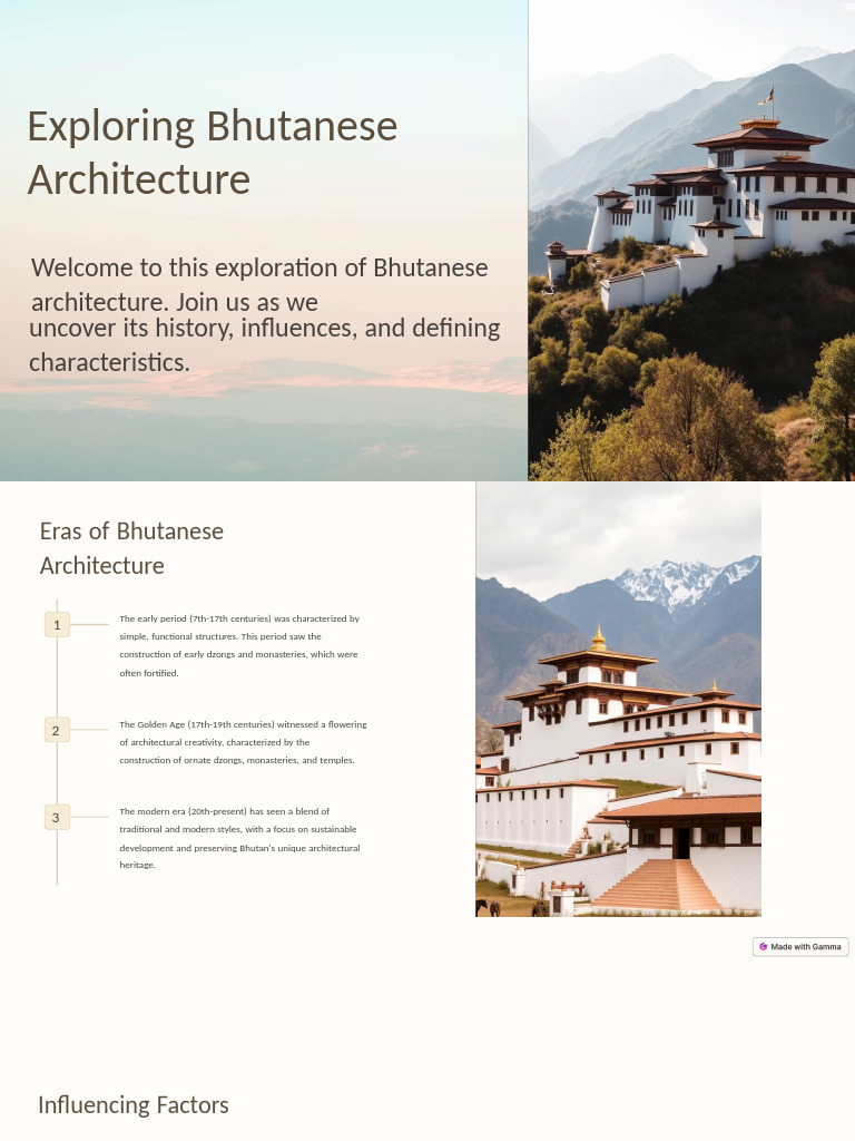 Bhutanese Architecture: A Cultural Journey | PDF | Bhutan