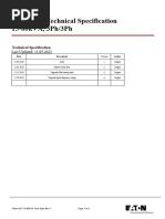 Eaton UPS 93T 15-80kW Technical Specification (Standard Model) | PDF ...