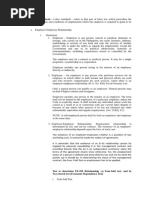 The Four Fold Test | PDF | Employment | Labour Law