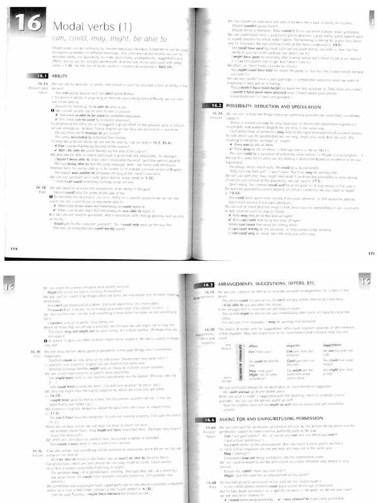 Modal Verbs Theory | PDF