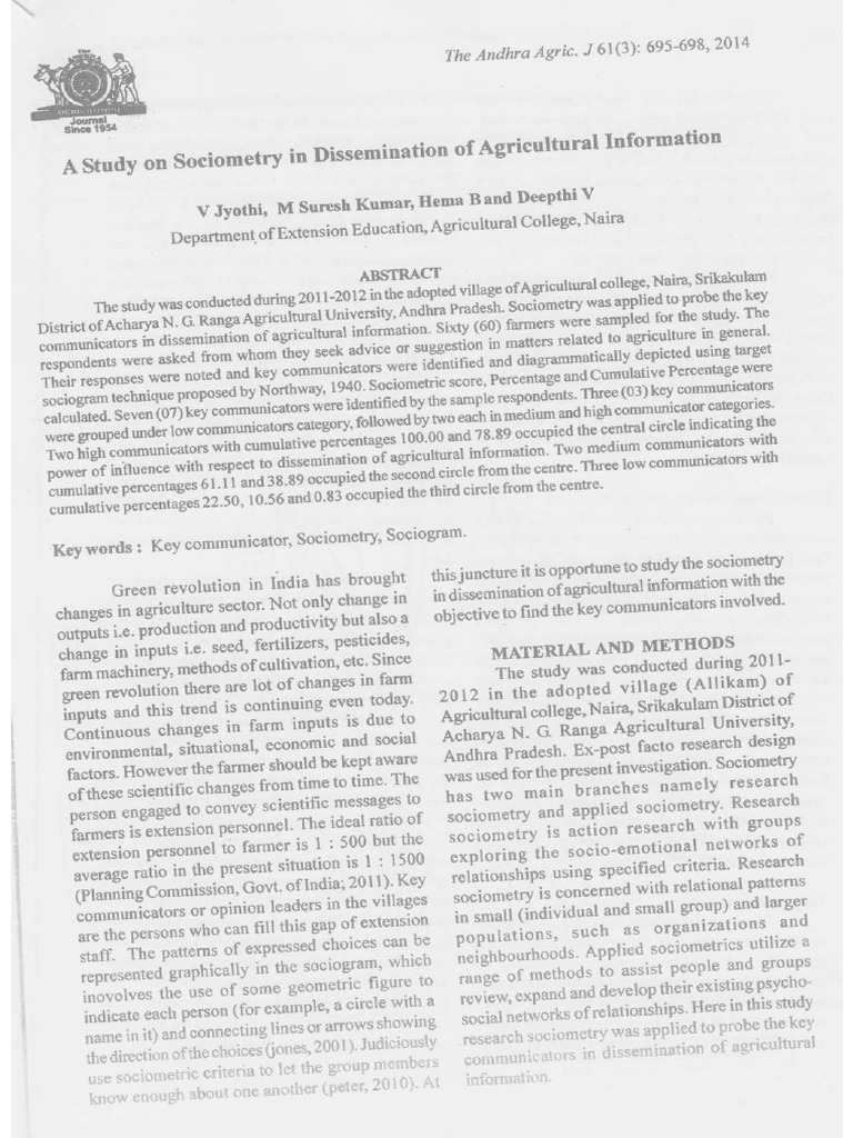 Sociometry | PDF