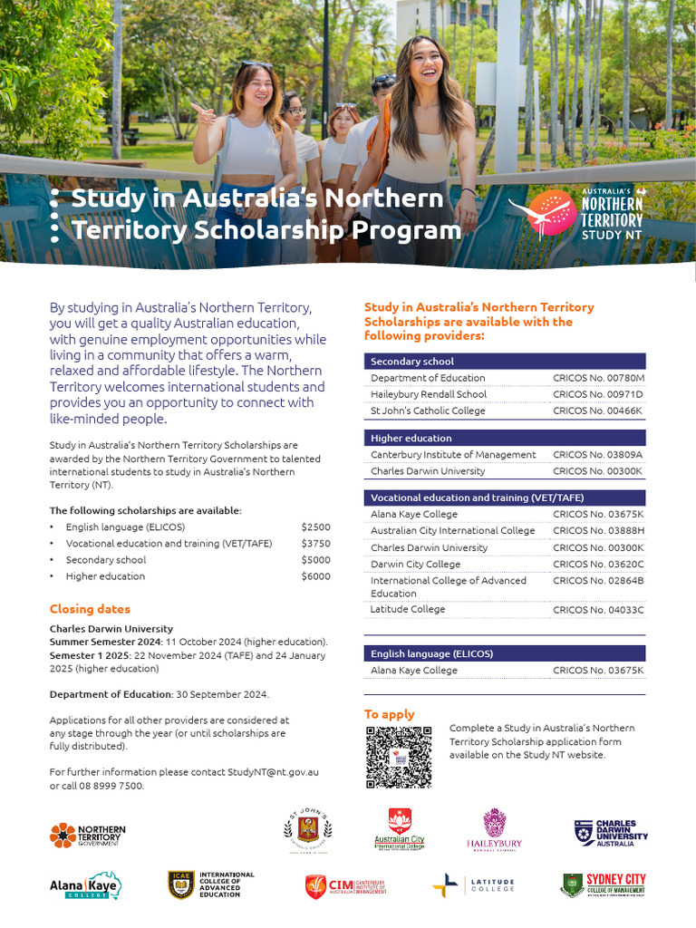 2024-25 Scholarship Flyer Without IH Darwin | PDF | Vocational ...