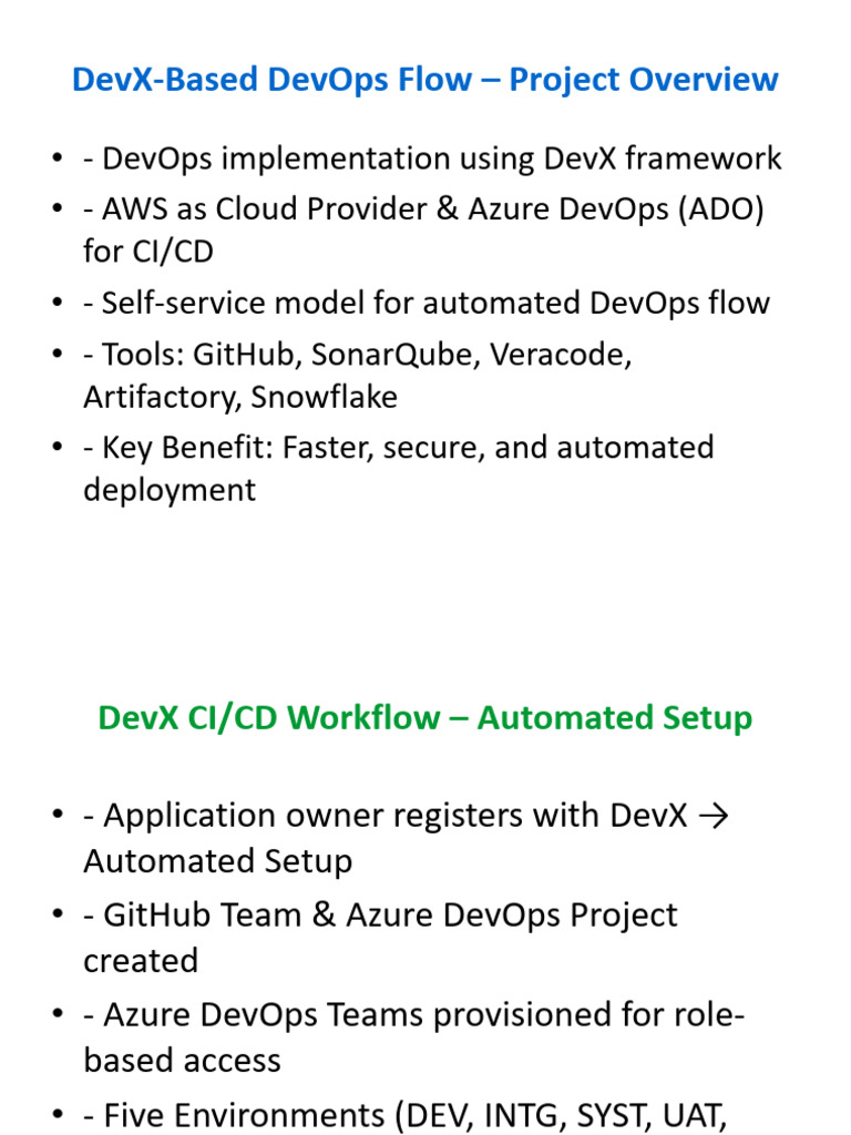 DevX DevOps Flow: CI/CD Automation Guide | PDF