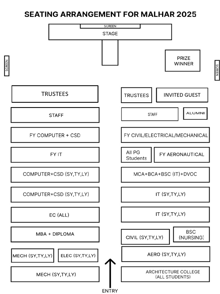 Seating Map | PDF