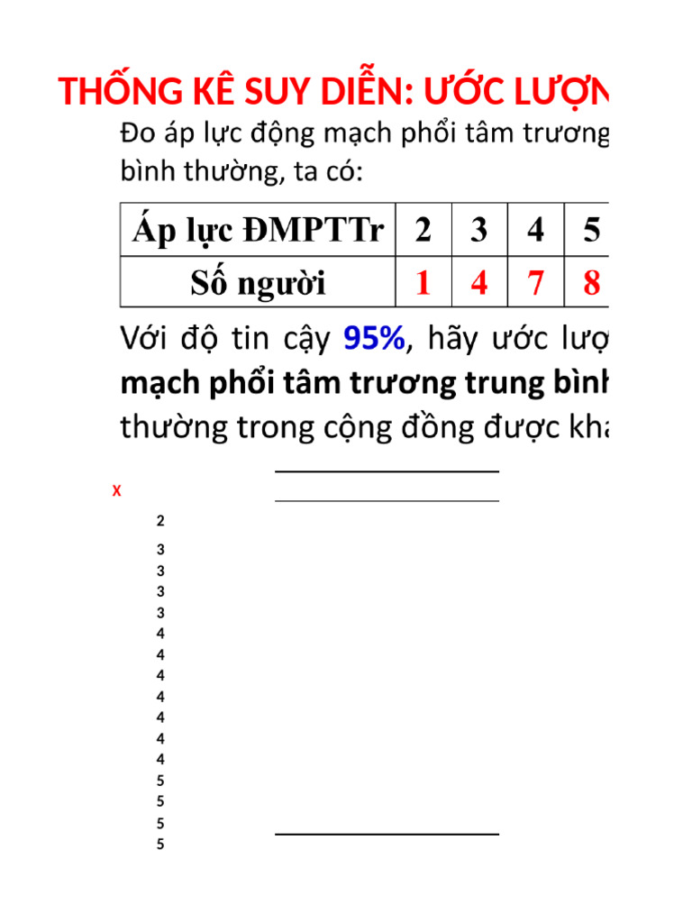 Uoc Luong Trung Binh Phuong Sai - BGC5 - ForM | PDF