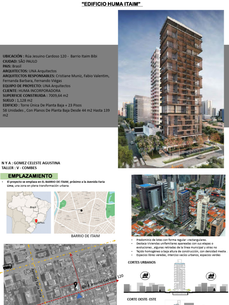 Analisis Edificio Huma Itaim | PDF | edificio | Apartamento