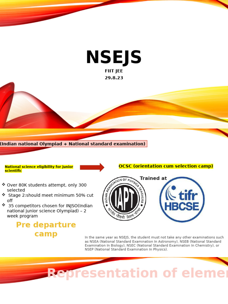 NSEJS Atomic Structure | PDF | Atoms | Physical Sciences