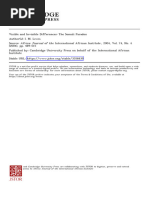 Genealogical Table of Somali Clans | PDF | Africa | Horn Of Africa