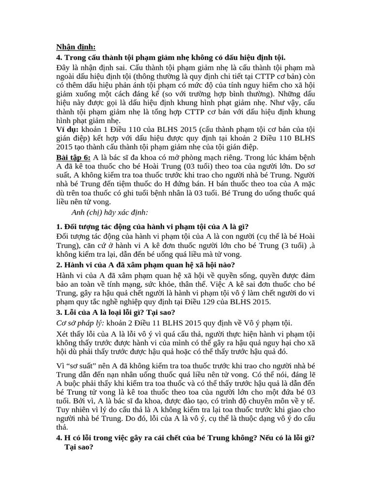 C M 2 - Câu4, BT6 | PDF