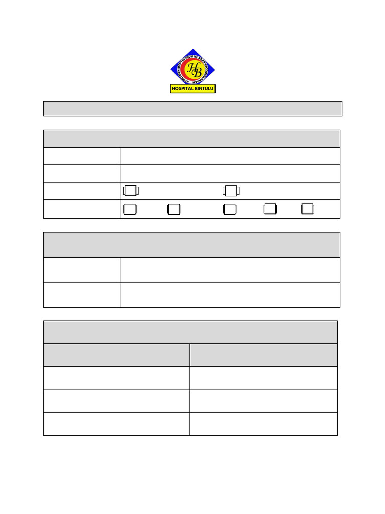 Borang Permohonan Pertukaran Dalaman Hospital Bintulu Kemaskini ...