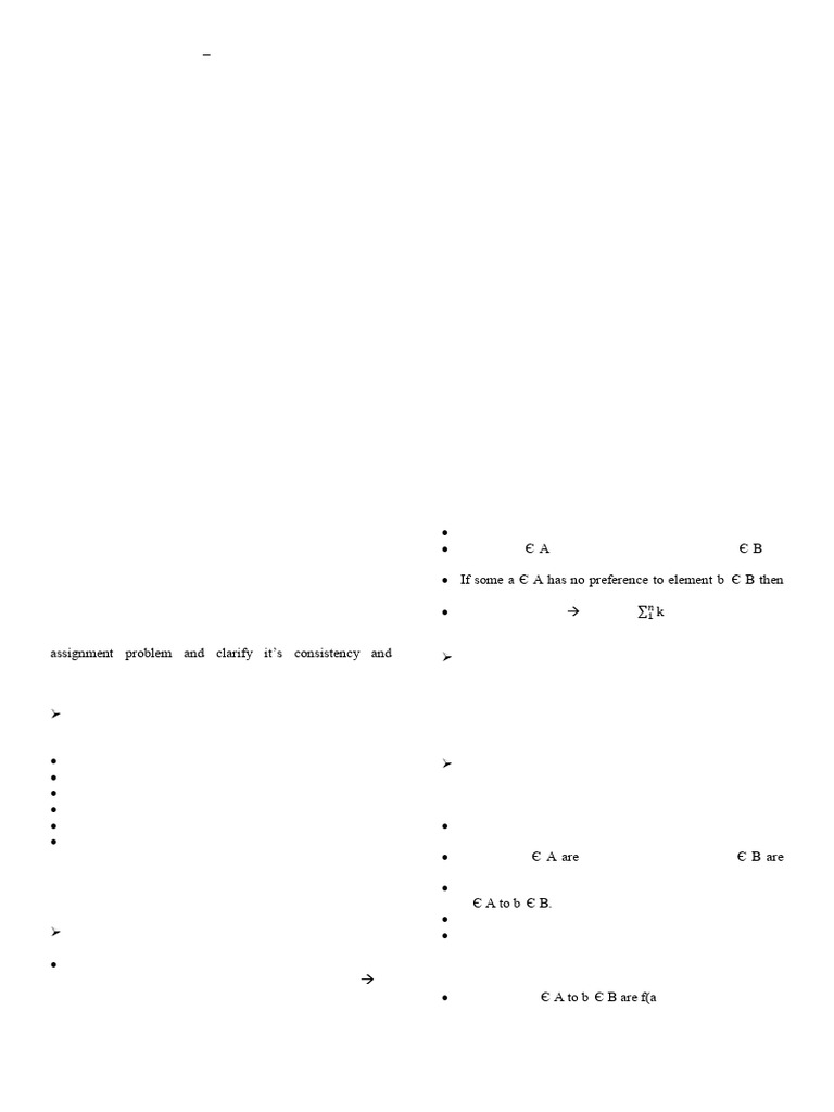 The Approach of Matching Problem in Assignment Problem | PDF | Mathematical Analysis | Computer ...