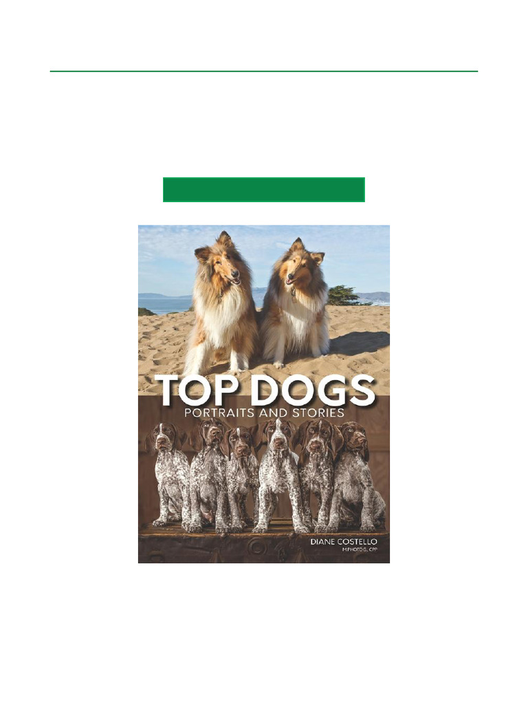 Full Download Top Dogs Portraits and Stories Ebook Full Text | PDF