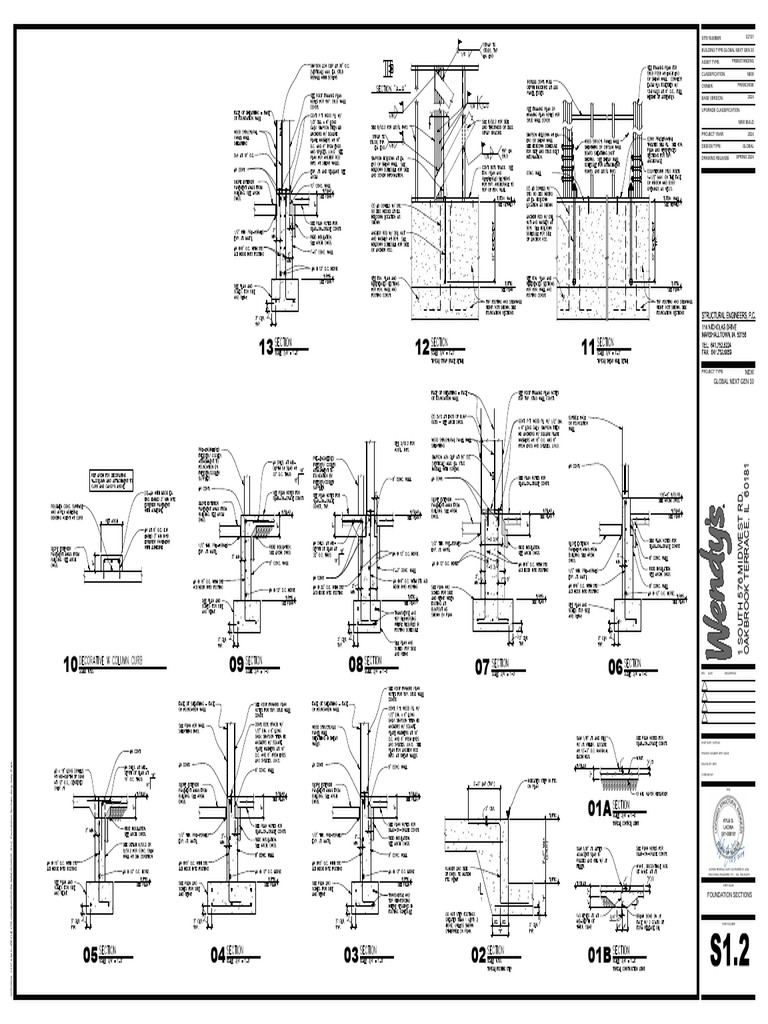 s1.2 Foundation Sections Rev.0 1741290433 | PDF