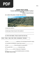 Grade 9 MAP WORKSHEET DRAINAGE (Geography) | PDF