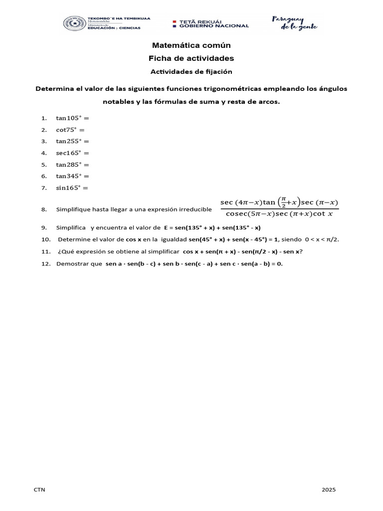 Tarea 1 Trigo 2 | PDF