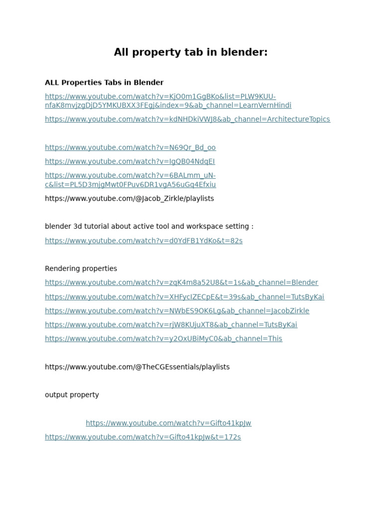 Blender 3d Tutorial About Active Tool and Workspace Setting | PDF | Blender (Software) | 3 D ...