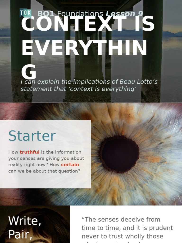 Understanding Context in Perception | PDF | Knowledge | Epistemology