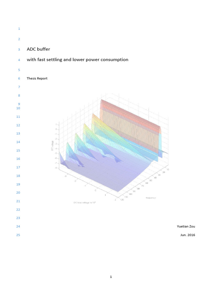 Fast-settling ADC buffer with low power consumption | PDF | Amplifier | Analog To Digital Converter