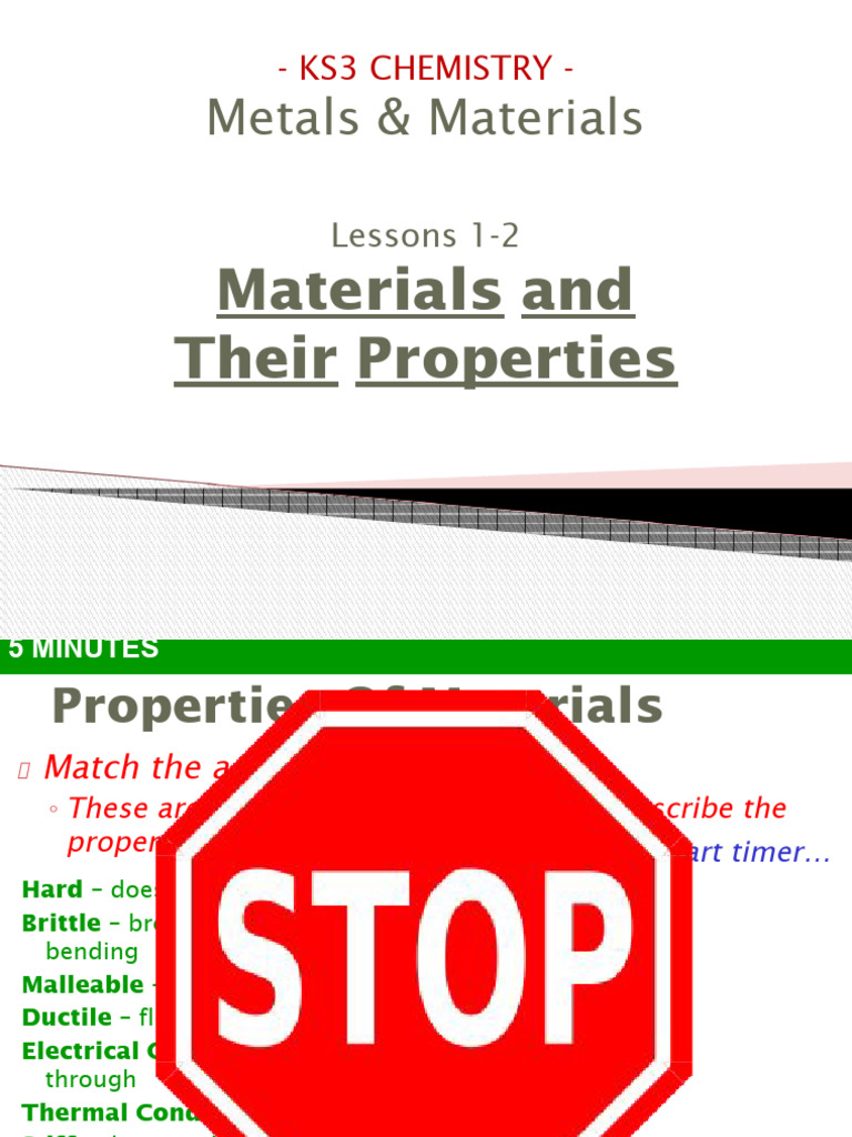 C3.5 PowerPoint - All Lessons | PDF | Metals | Iron