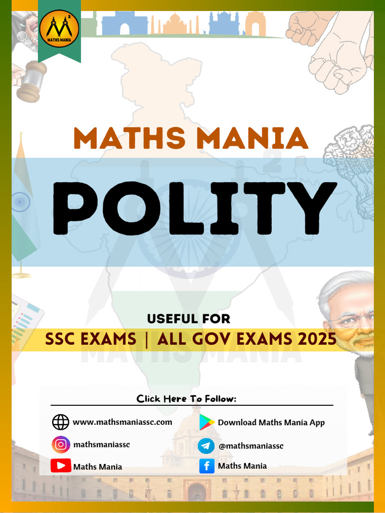 Maths Mania Polity Eng Notes | PDF | Justice | Crime & Violence