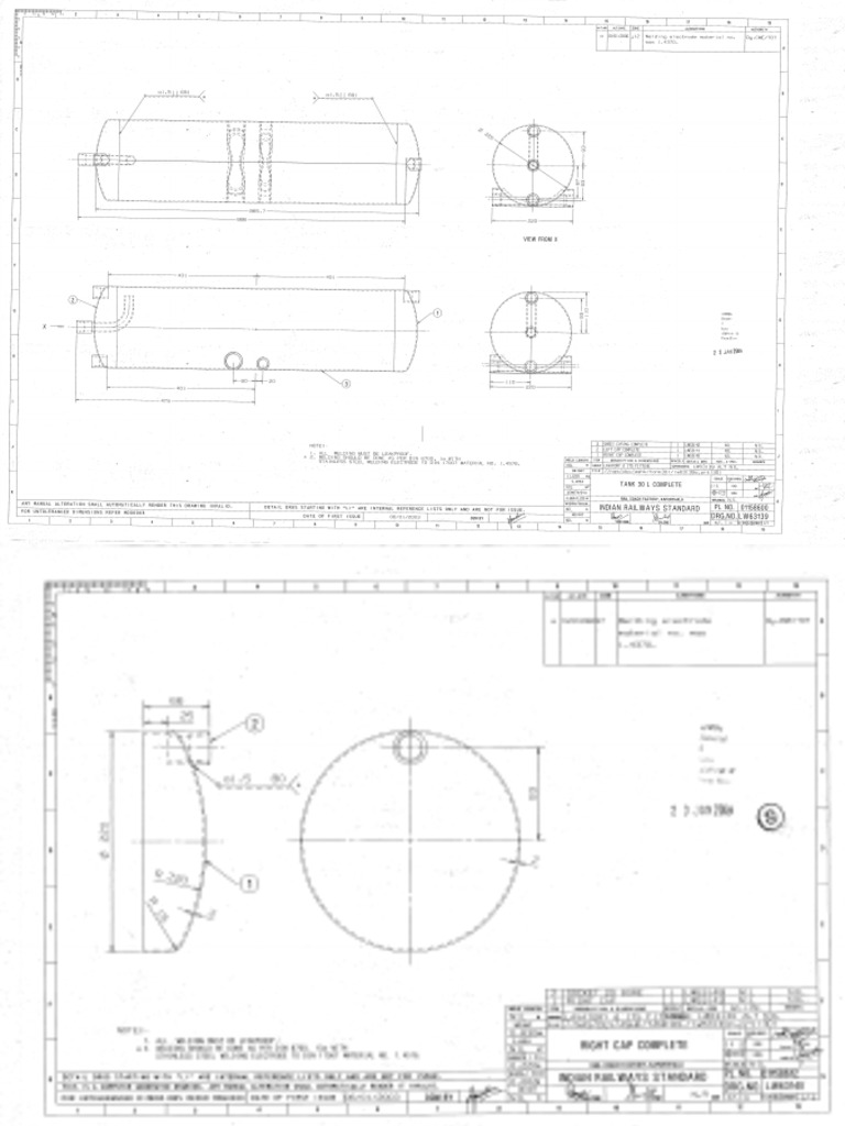 Tank Drawing | PDF