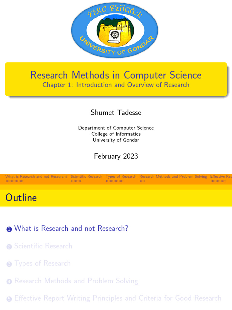 RM CH 01 - Introduction & Overview | PDF | Methodology | Science