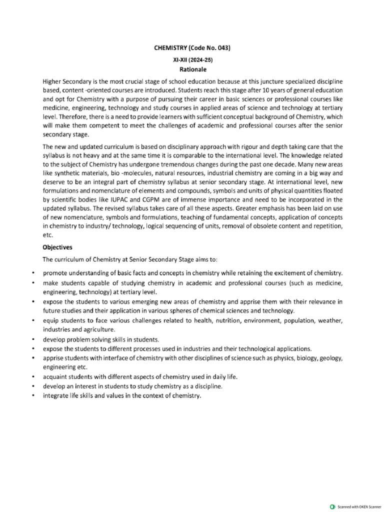 Chemistry_SrSec_2024-25 | PDF