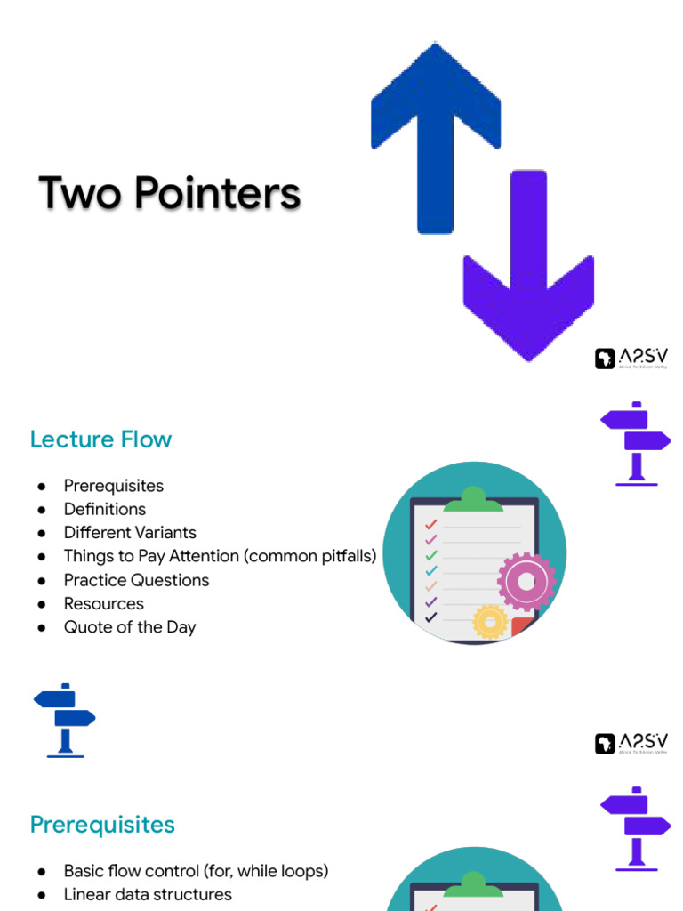 Mastering the Two Pointers Technique | PDF | Pointer (Computer ...