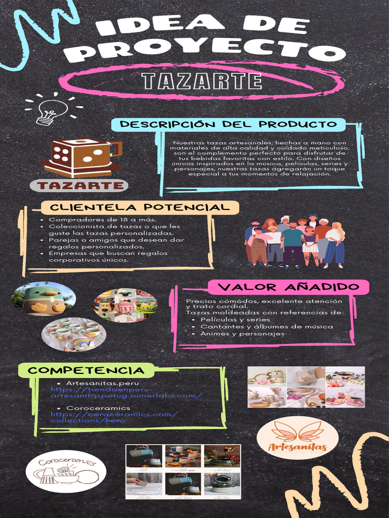 Infografia Creaativa Proyecto Ilustrado Colorido | PDF