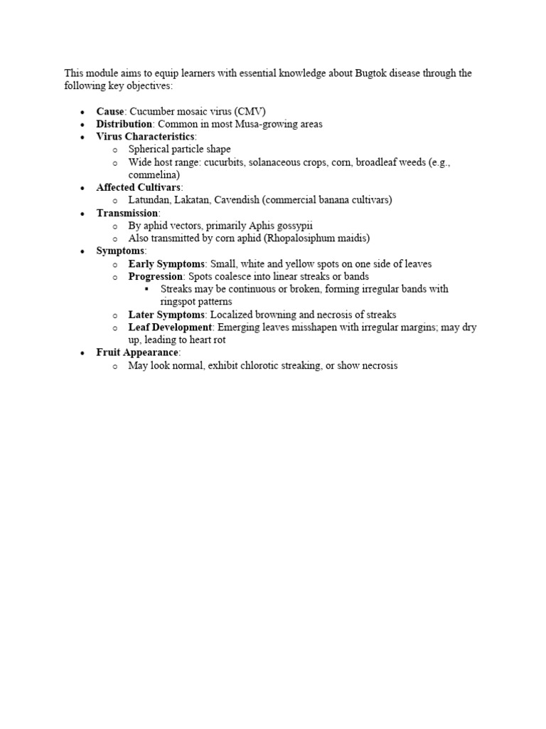 Banana 3 - Module 3 Summary PDF | PDF
