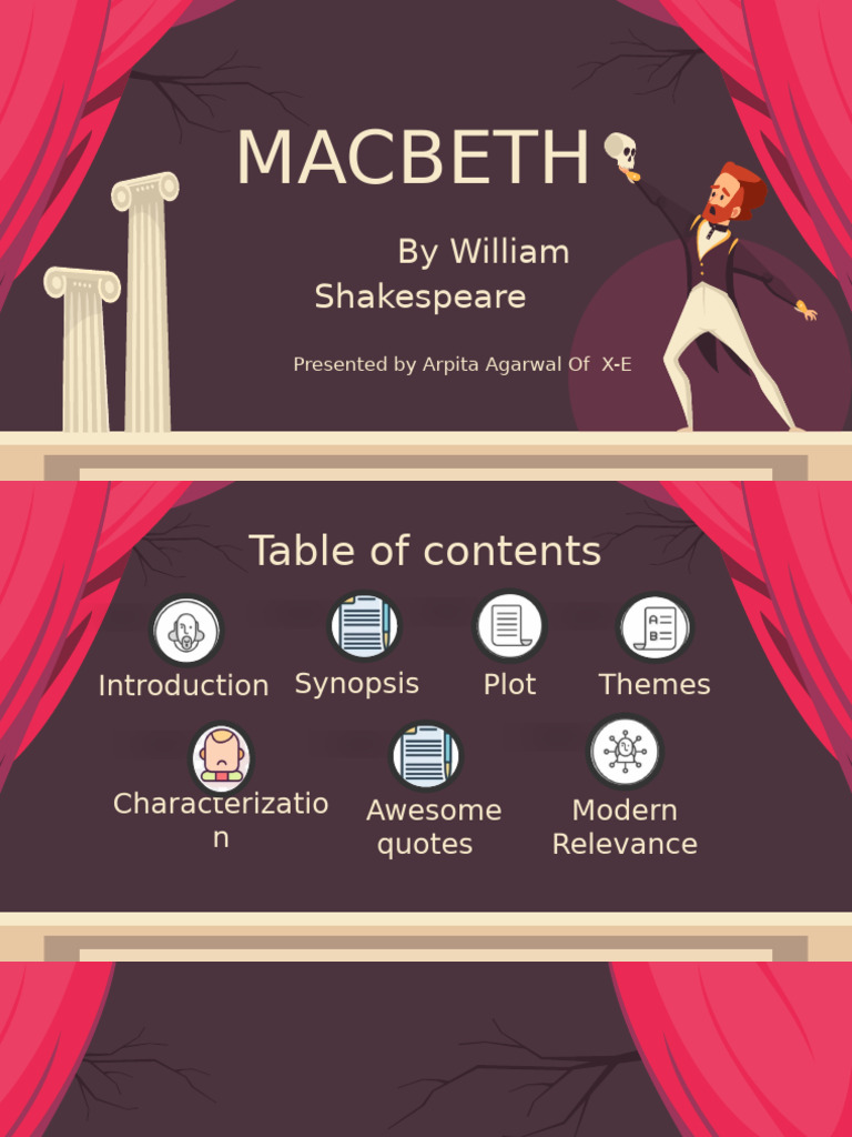 Macbeth by Arpita Agarwal | PDF | Macbeth | Shakespearean Tragedies