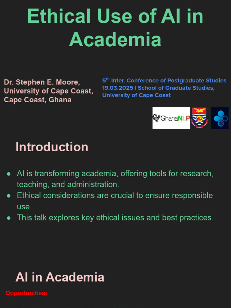 Ethical AI Use in Academia Explained | PDF | Artificial Intelligence ...