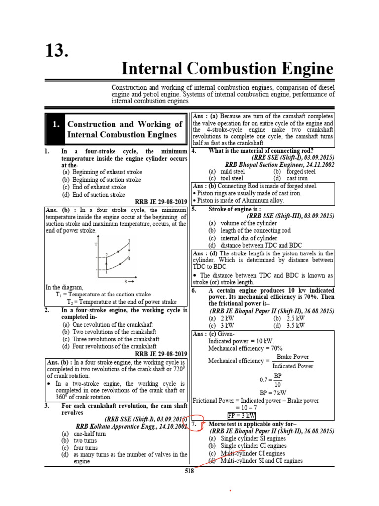 IC engine | PDF | Internal Combustion Engine | Piston