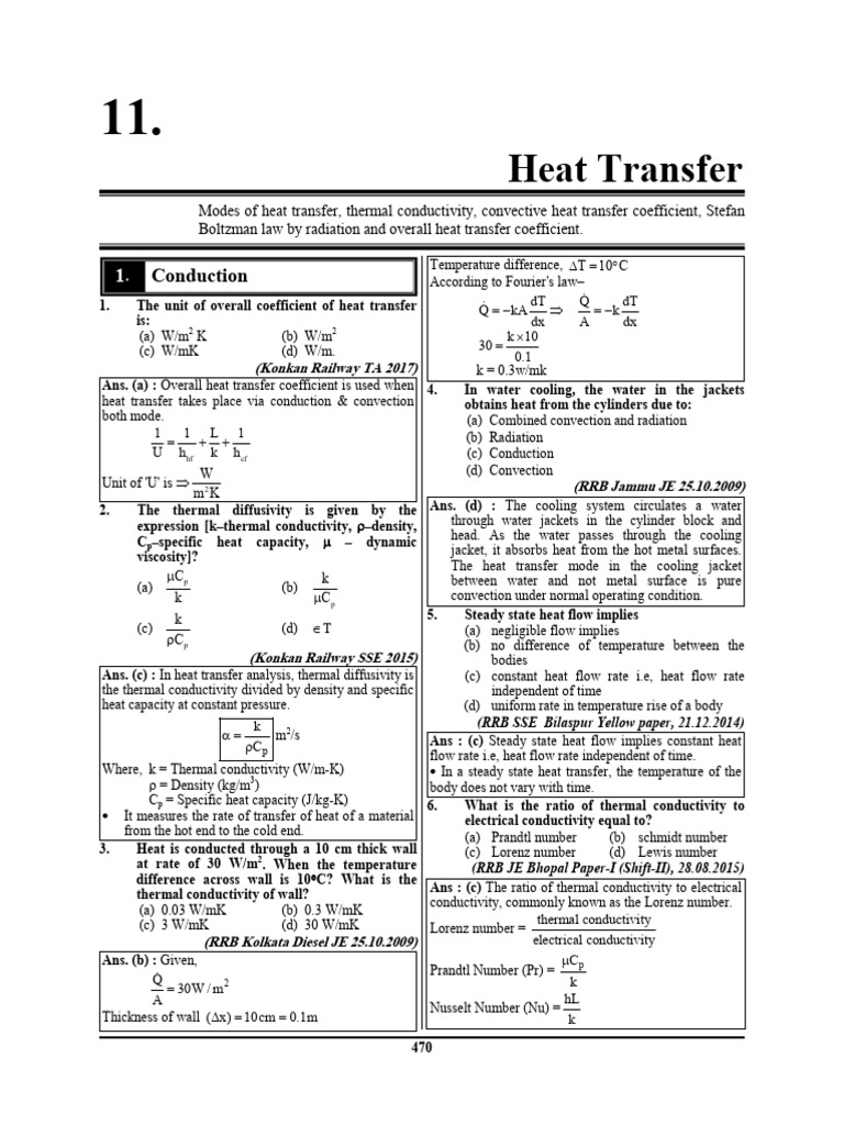 HMT | PDF | Heat Transfer | Thermal Conduction