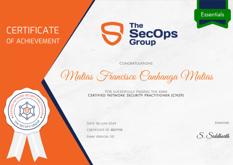 Certified Network Security Practitioner (CNSP) | PDF