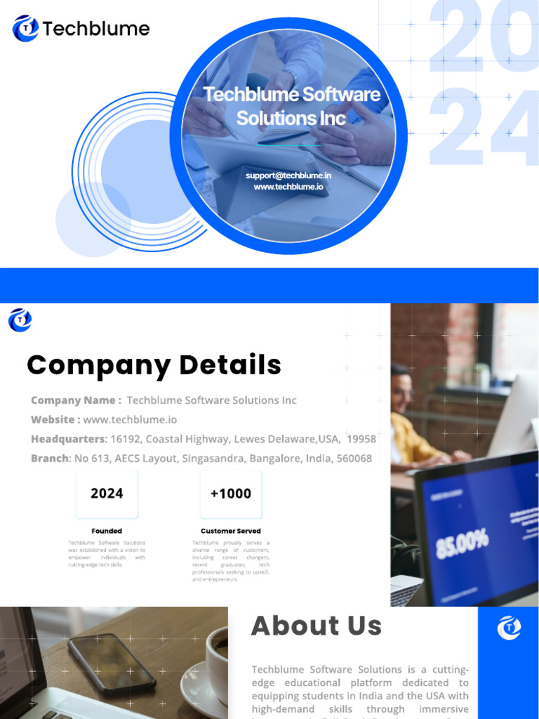 Techblume,Inc Company Profile | PDF | Computer Security | Security