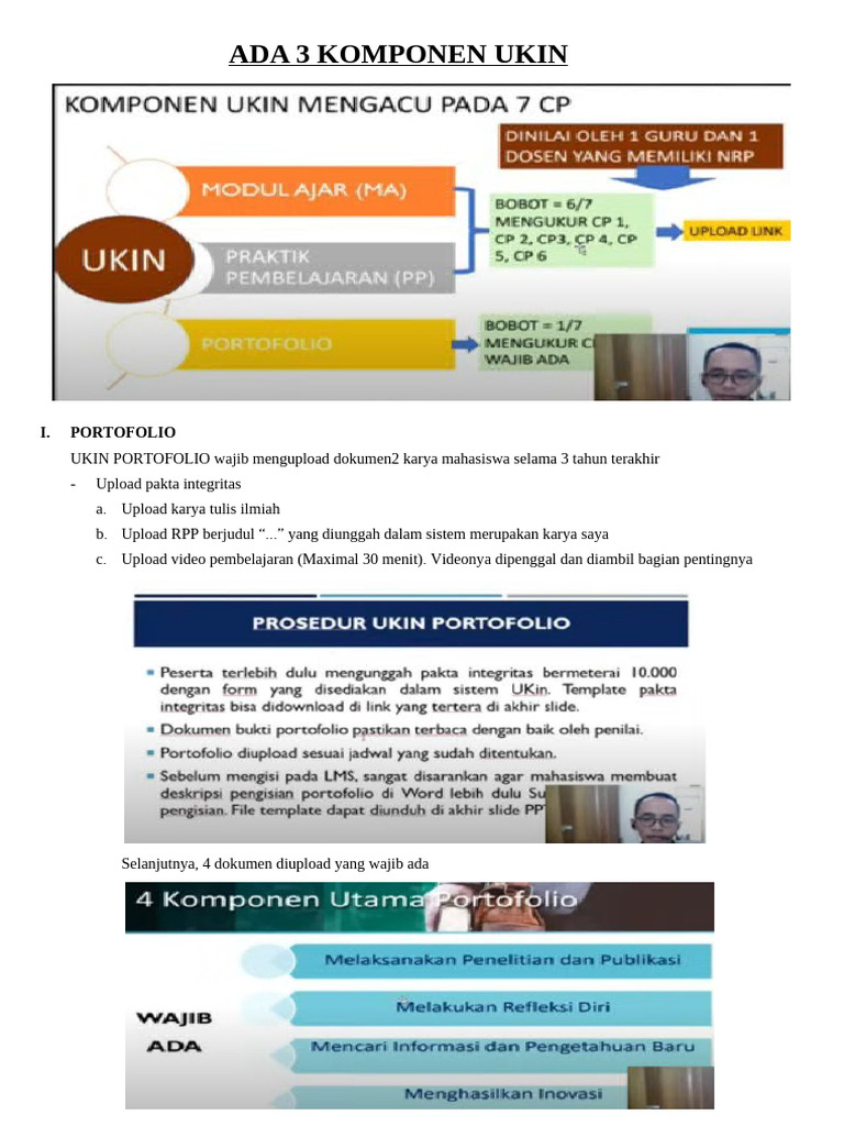 Rubrik Portofolio - Oky | PDF