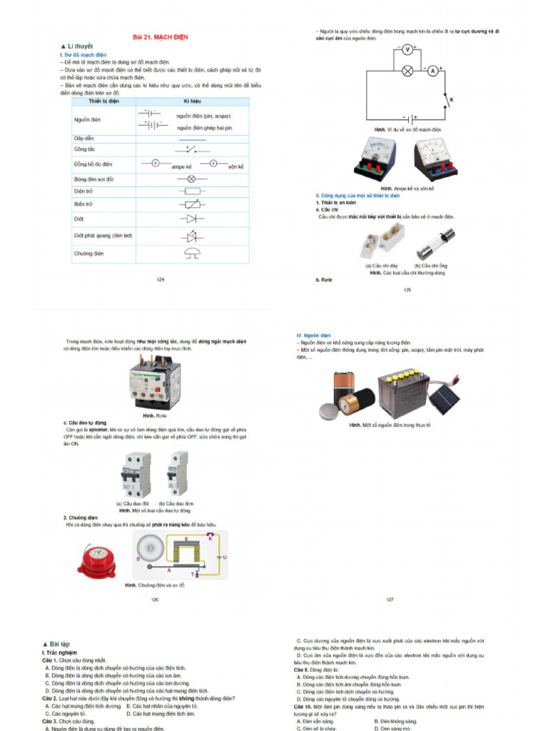 B21 - MẠCH ĐIỆN | PDF