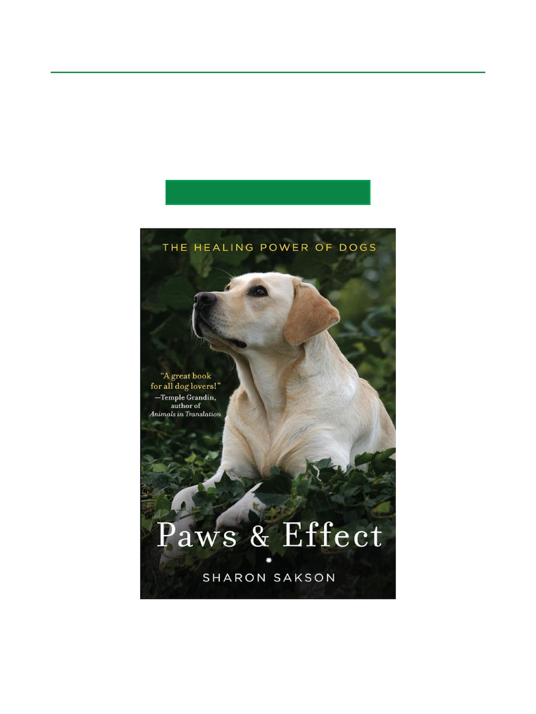 Trending Online Paws & Effect The Healing Power of Dogs Final Version ...