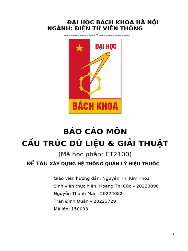 Báo Cáo BTL CTDL> | PDF
