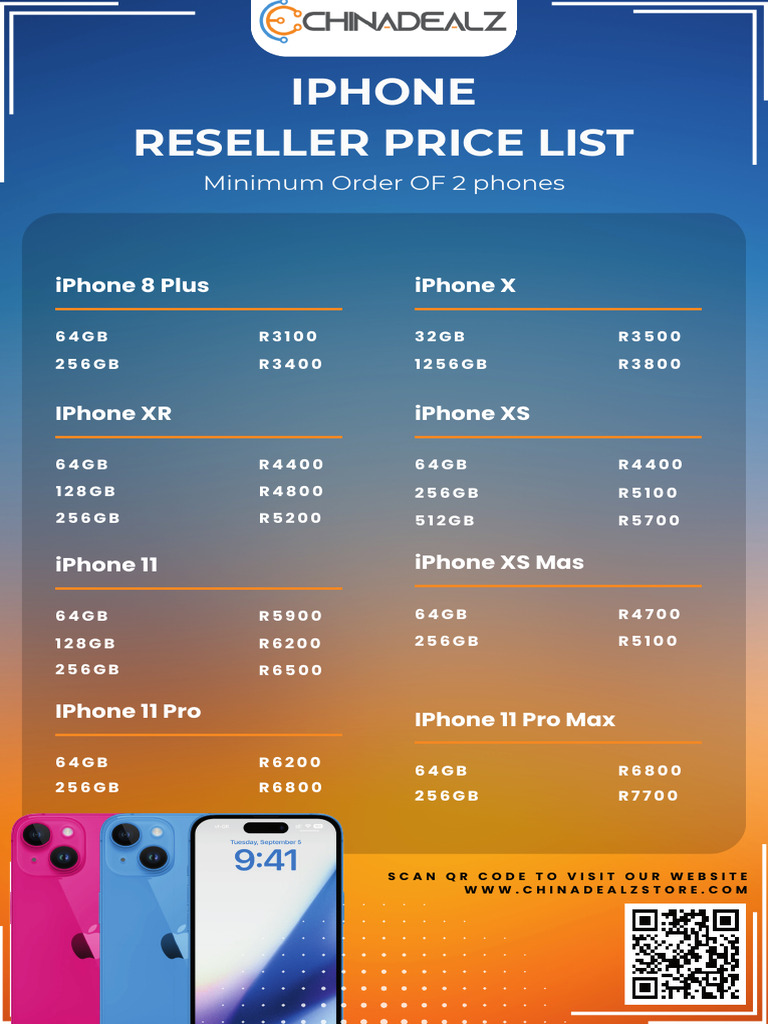 iPhone Price List for China 2025 | PDF | I Phone | Smartphone