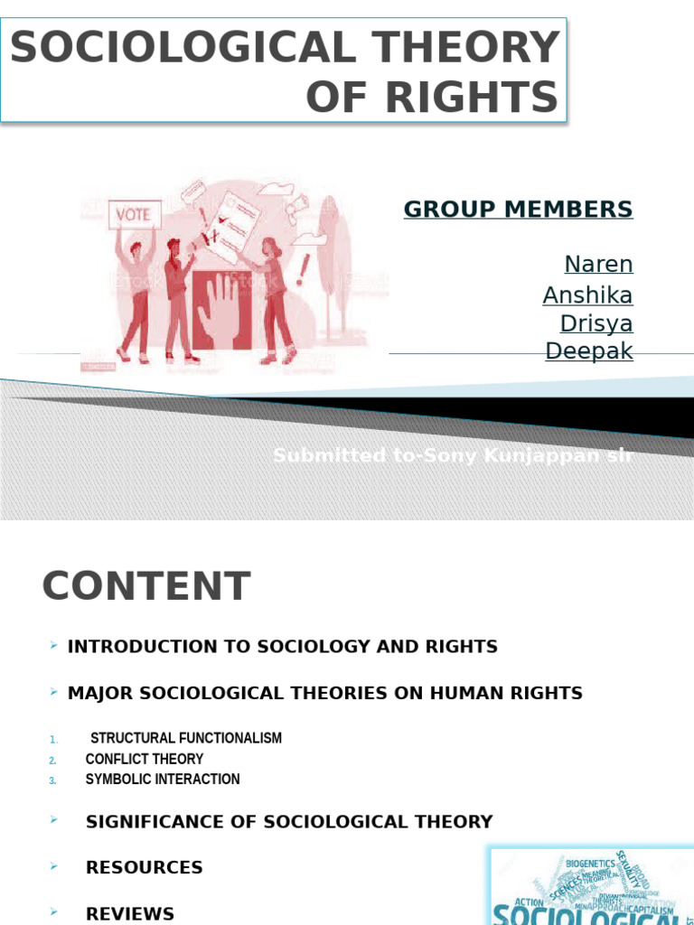 Sociological Theory of Rights | PDF | Sociology | Karl Marx