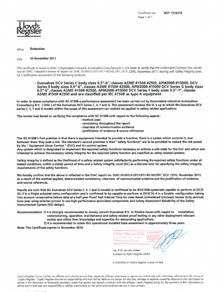 06.8 - SIL Certificate | PDF