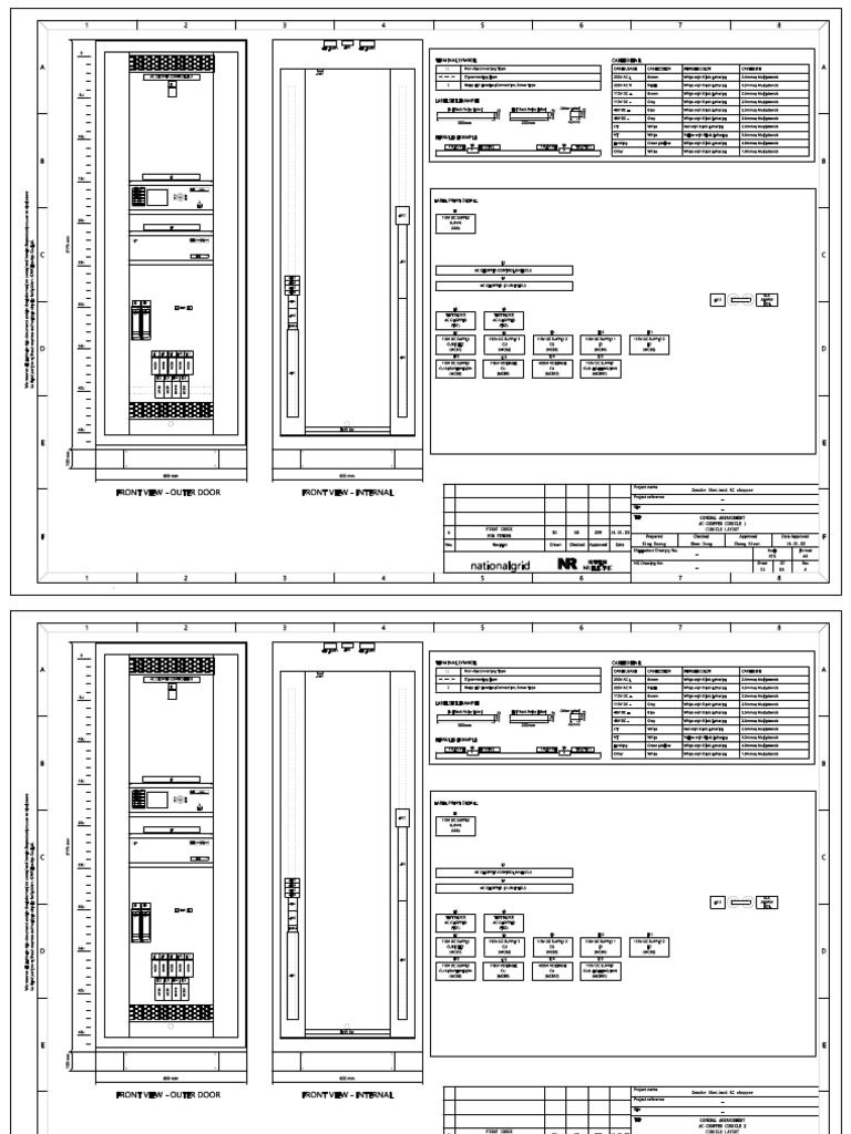 2.6 AC Chopper P&C Cubicle GAs | PDF