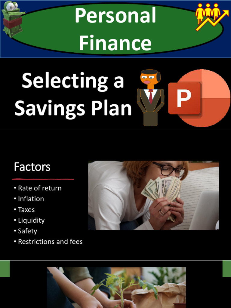 4075+Selecting+a+Savings+Plan | PDF