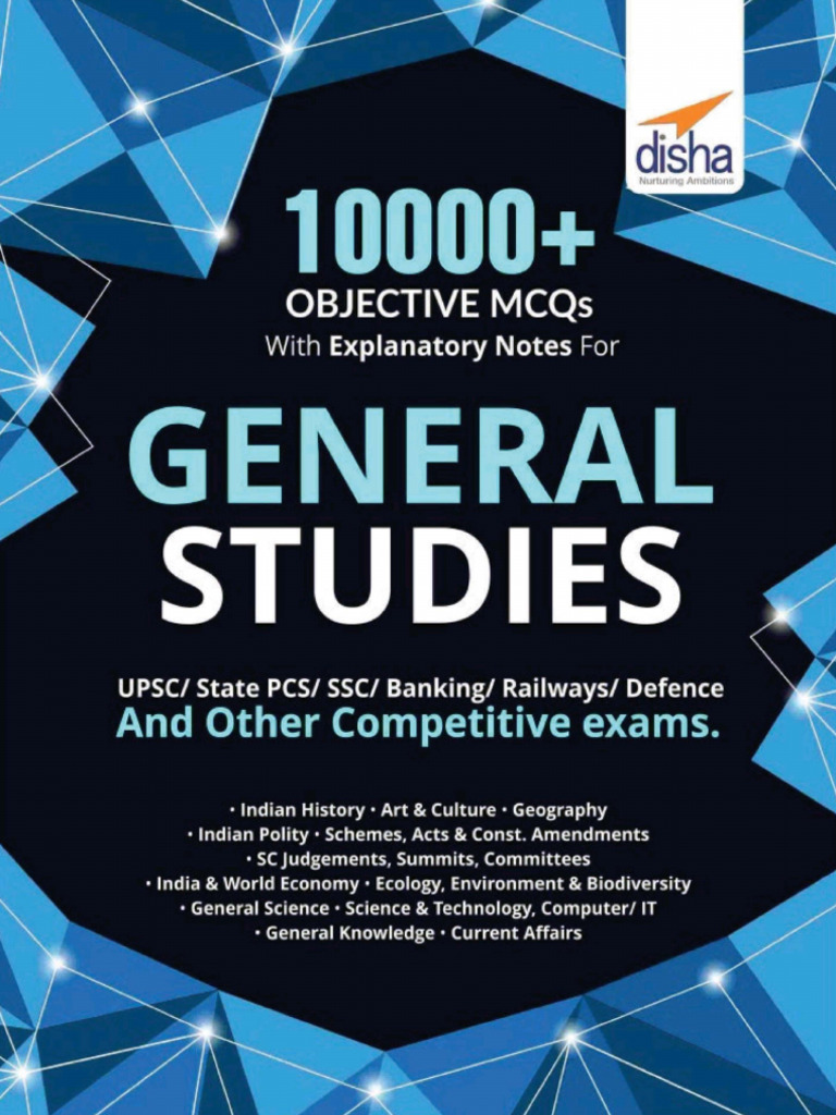 Disha 10000 Objective MCQs General Studies | PDF