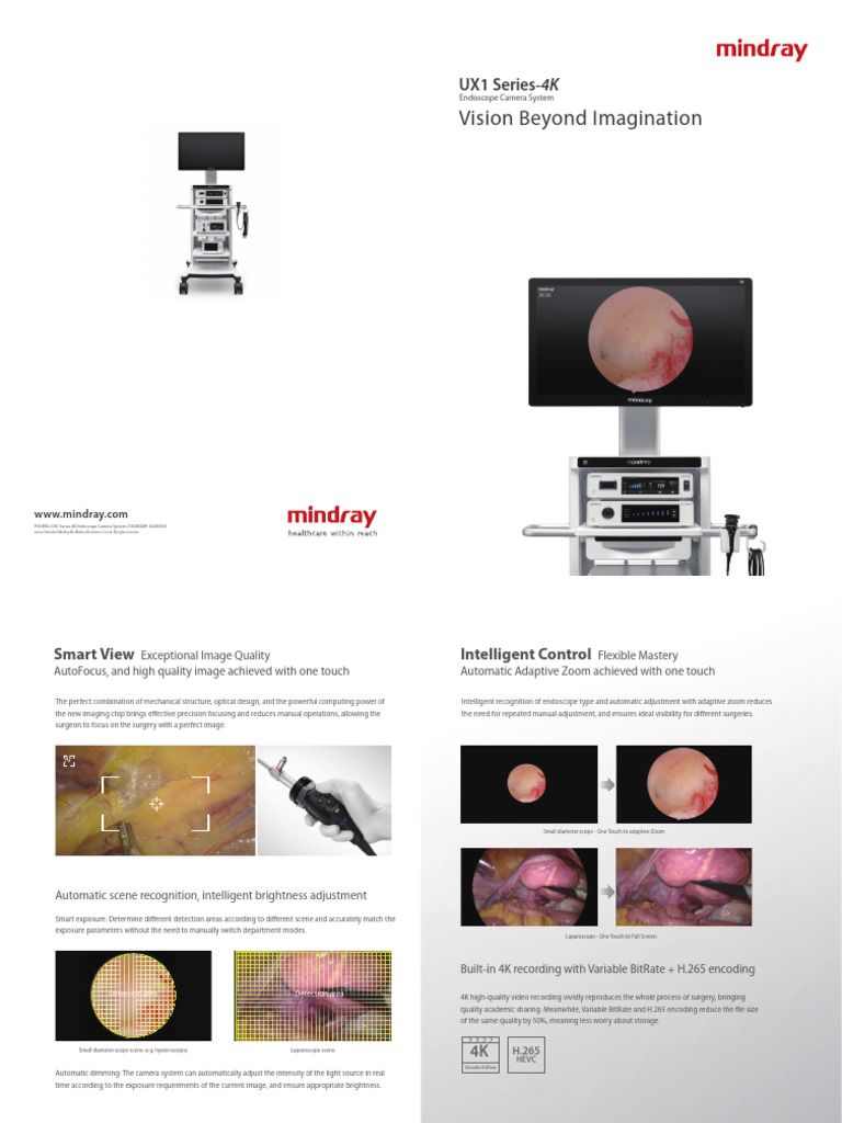 4K Endoscope Camera System Overview | PDF | Camera | Exposure (Photography)